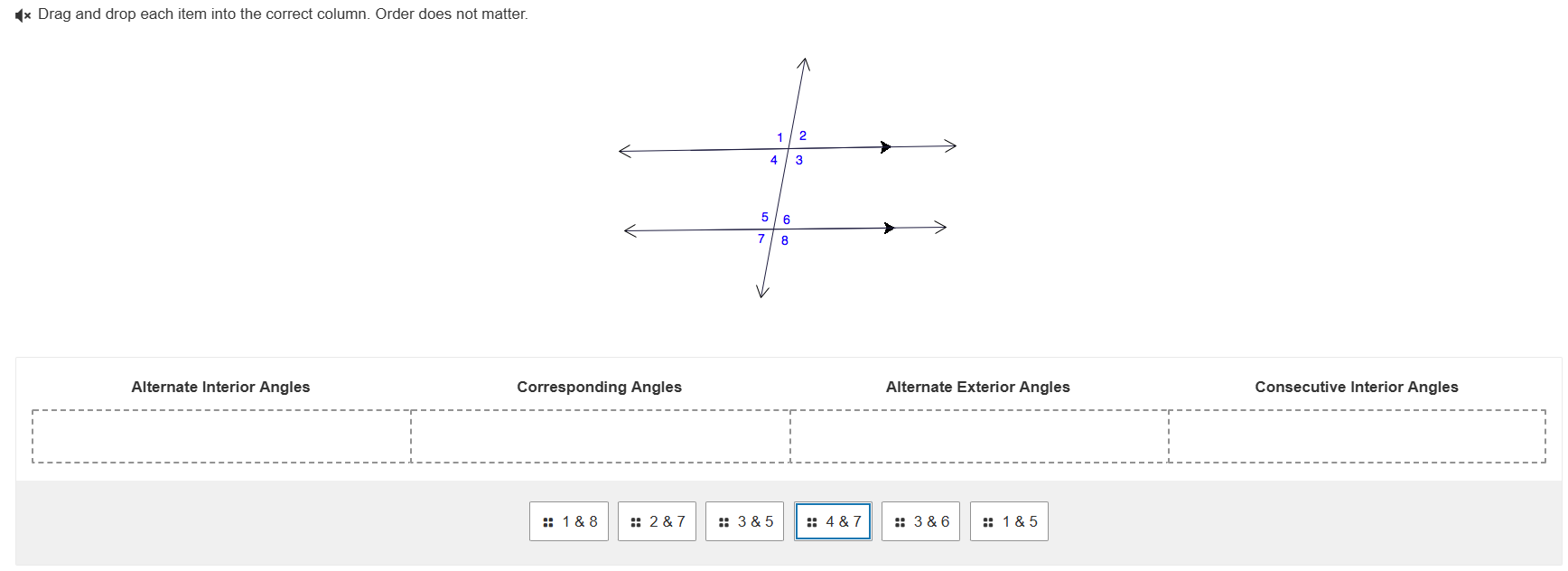Drag and drop each item into the correct | StudyX