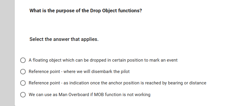 What is the purpose of the Drop Object | StudyX