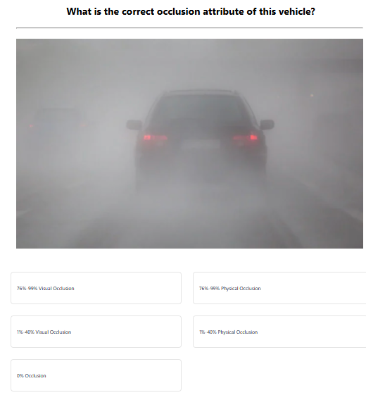 What is the correct occlusion attribute of | StudyX