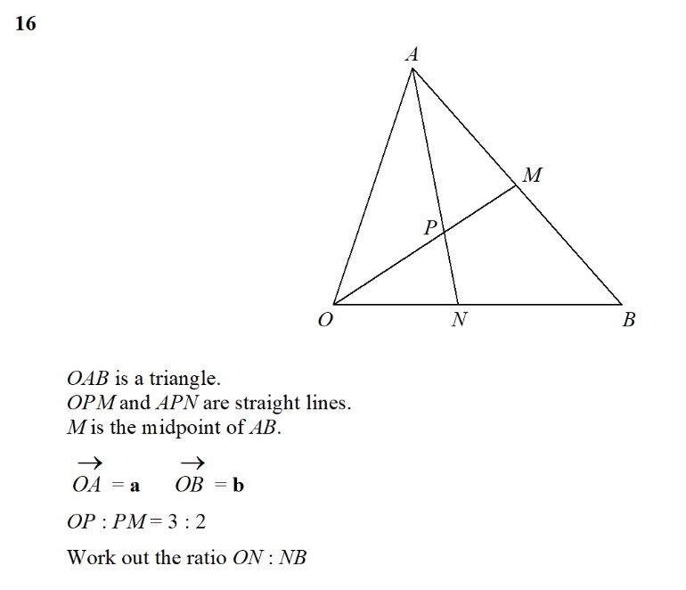 OAB is a triangle. OPM and APN are straight
