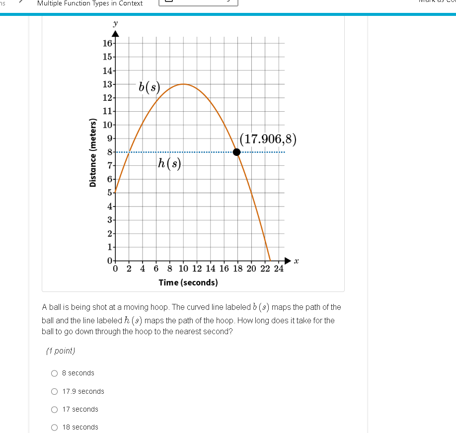 A ball is being shot at a moving hoop. The | StudyX