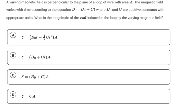 A varying magnetic field is perpendicular to | StudyX