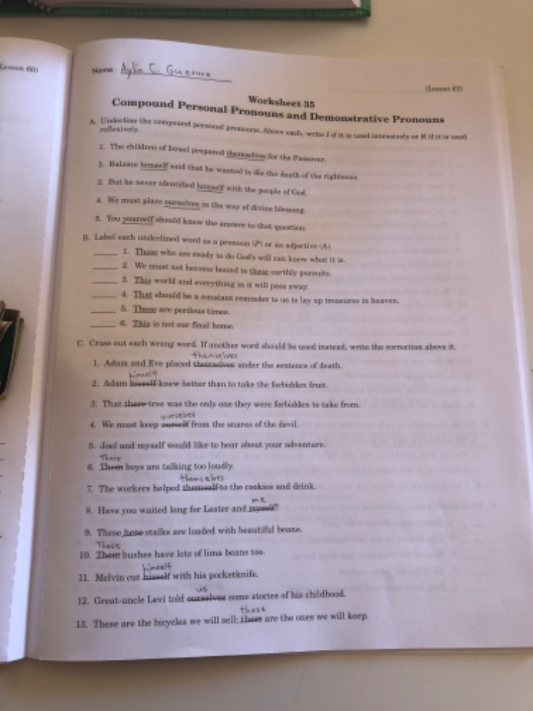 Worksheet 35 A. Underline the compound | StudyX