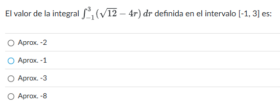 El valor de la integral $ _{-1}^{3}( | StudyX