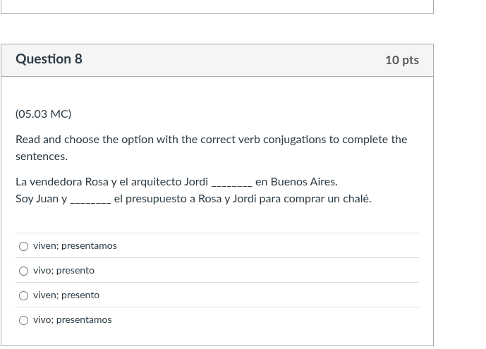 Read and choose the option with the correct | StudyX