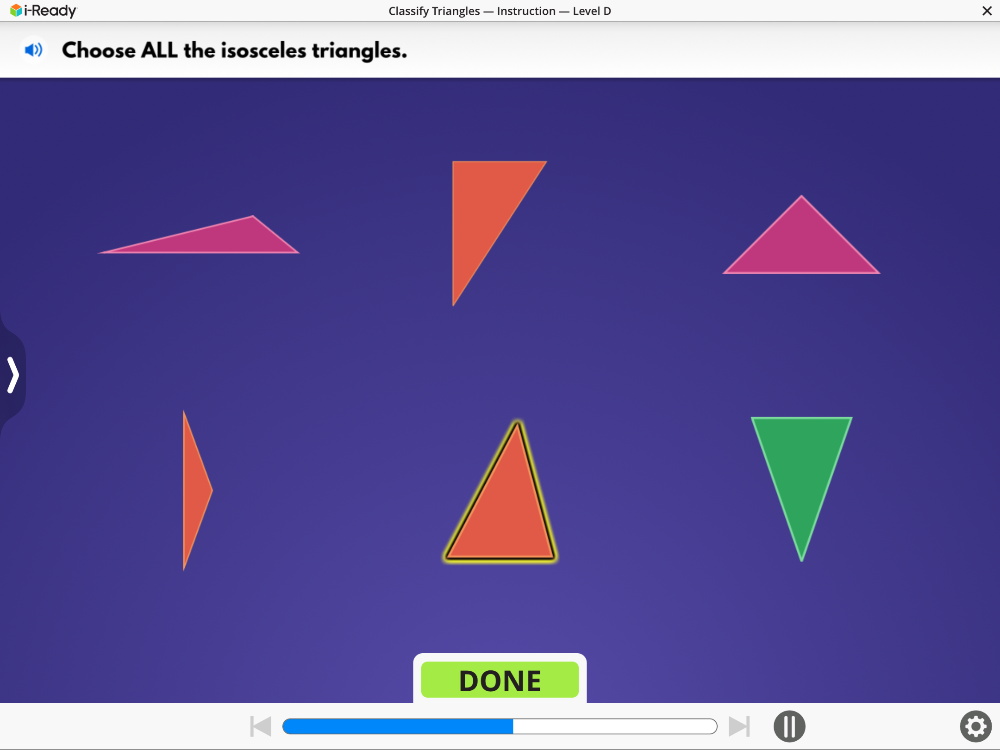 Choose ALL the isosceles triangles. The | StudyX