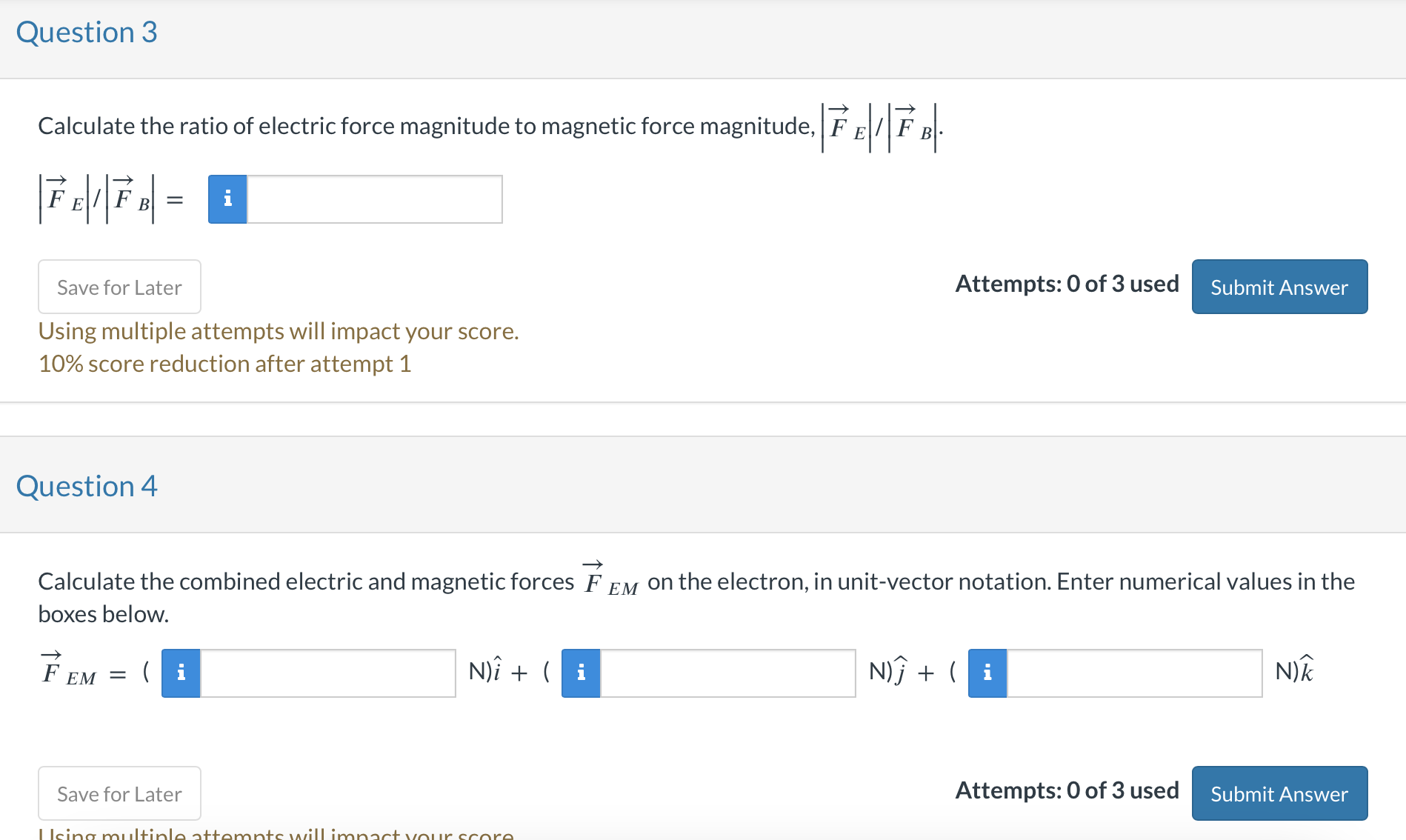 Question 2 Calculate the magnetic force | StudyX