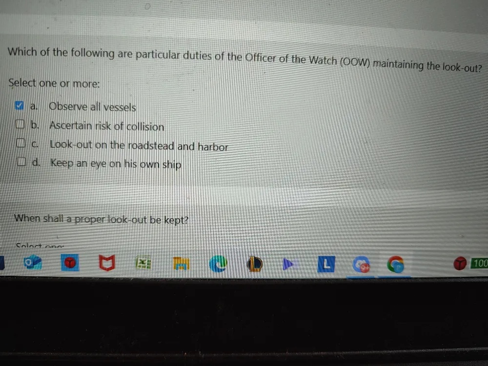 Which of the following are particular duties | StudyX