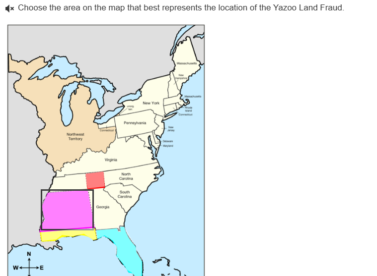 Choose the area on the map that best | StudyX