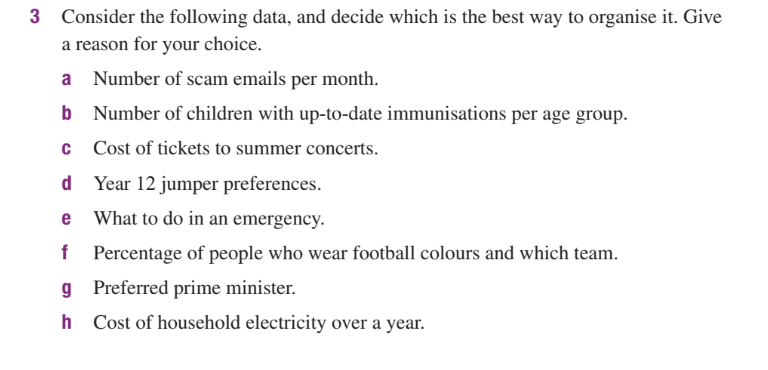 3 Consider the following data, and decide | StudyX