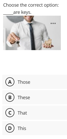 Choose the correct option: ____ are keys. | StudyX