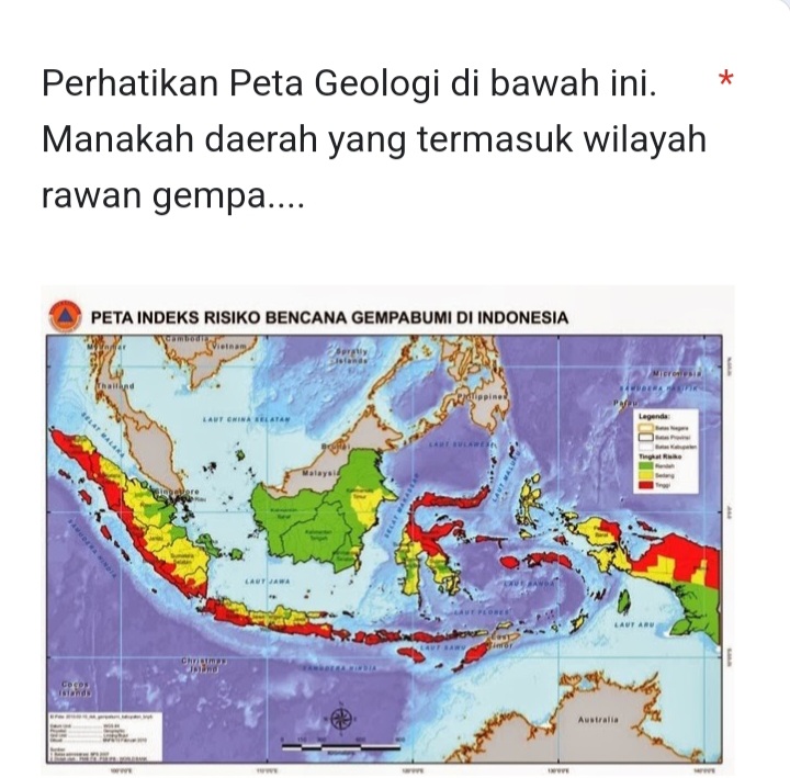 Perhatikan Peta Geologi di bawah ini. | StudyX