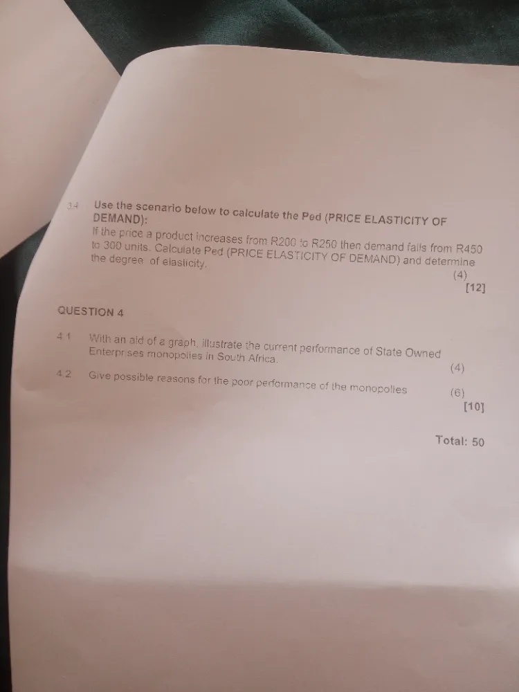 3.4 Use the scenario below to calculate the | StudyX