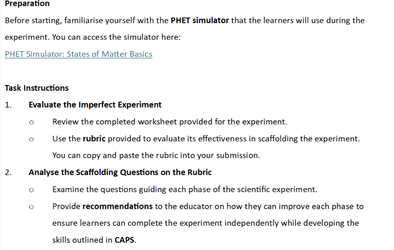 Preparation Before starting, familiarise | StudyX