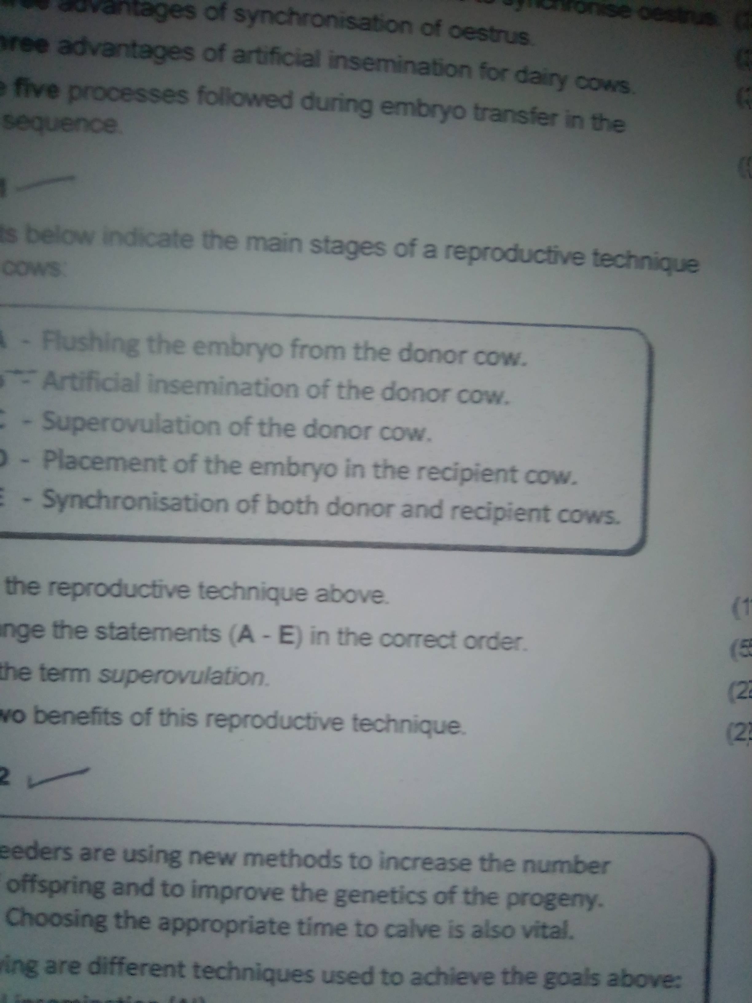 ts below indicate the main stages of a | StudyX