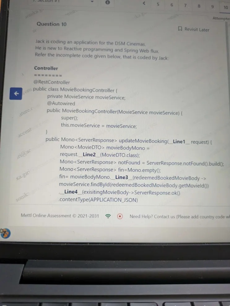 Jack is coding an application for the DSM | StudyX