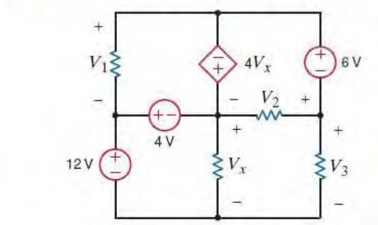 Calculate V1, V2, and V3 in the circuit | StudyX