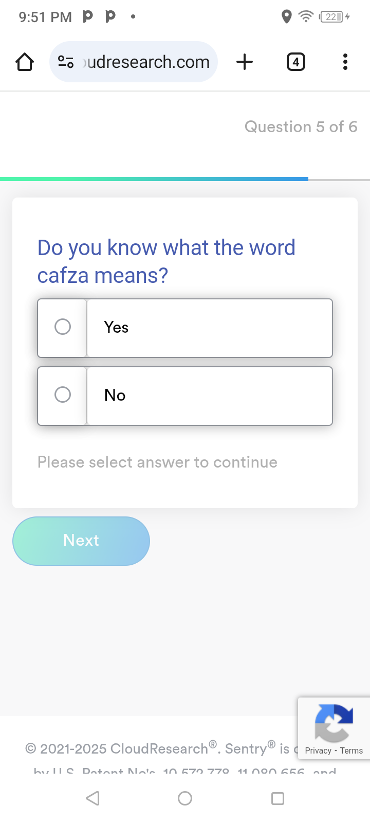 Do you know what the word cafza means? Yes | StudyX