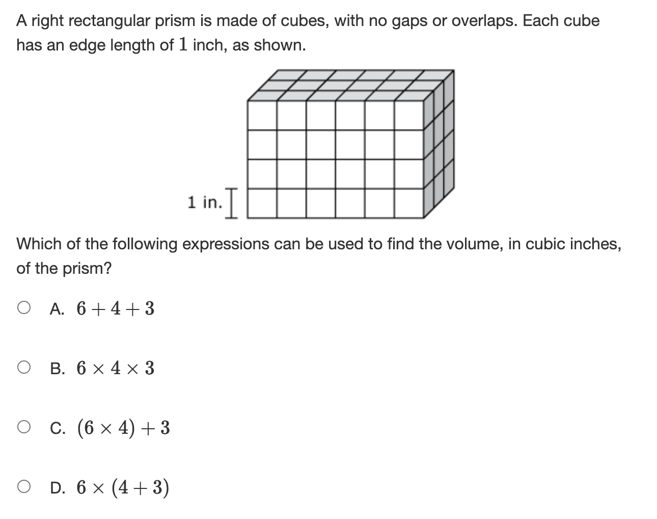 A right rectangular prism is made of cubes, | StudyX