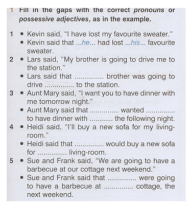 1 Fill in the gaps with the correct pronouns | StudyX