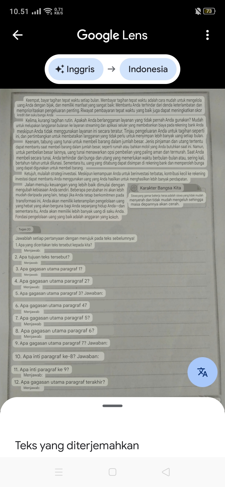 Tugas 20 Jawablah setiap pertanyaan dengan | StudyX