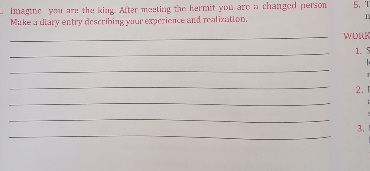 1. Imagine you are the king. After meeting | StudyX