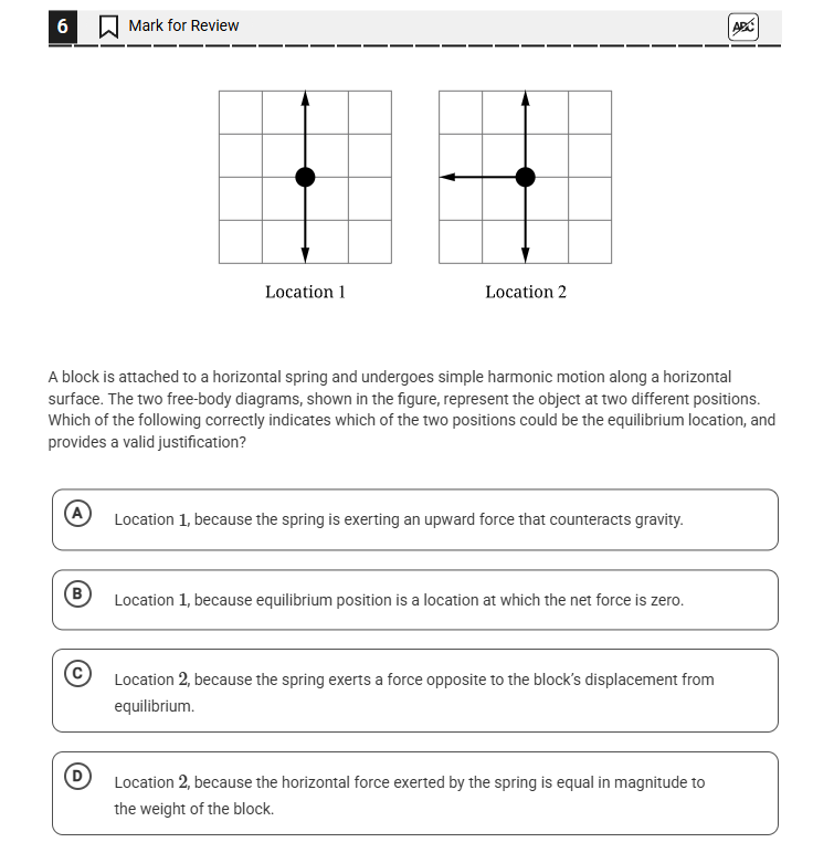A block is attached to a horizontal spring | StudyX