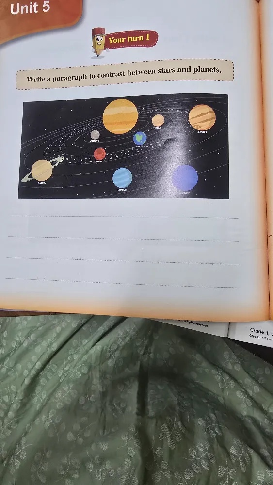 Write a paragraph to contrast between stars | StudyX