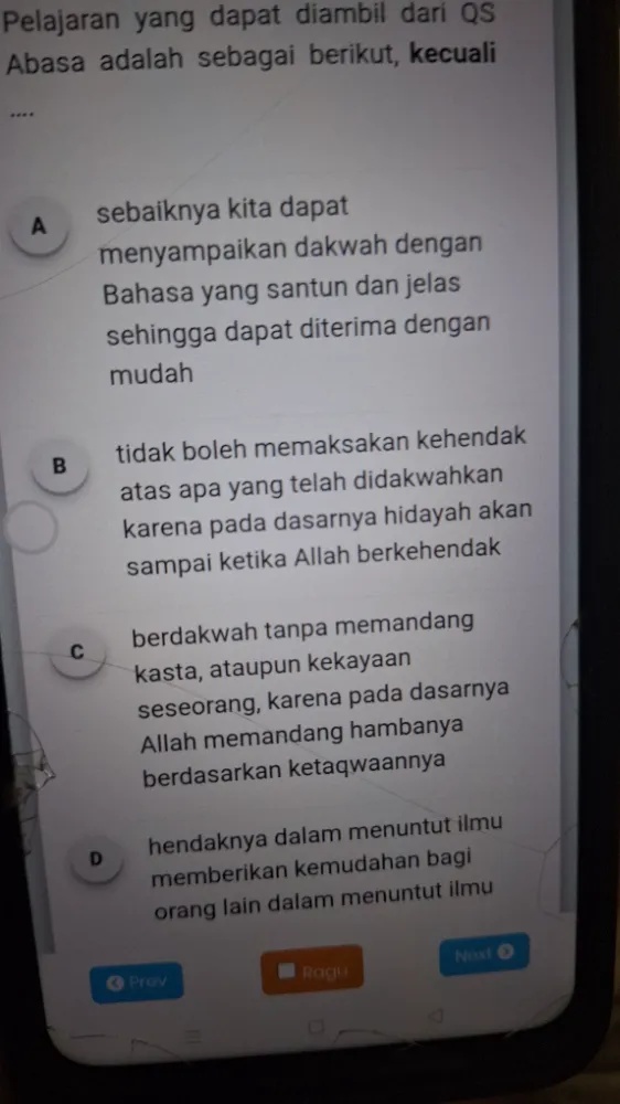 Pelajaran yang dapat diambil dari QS Abasa | StudyX