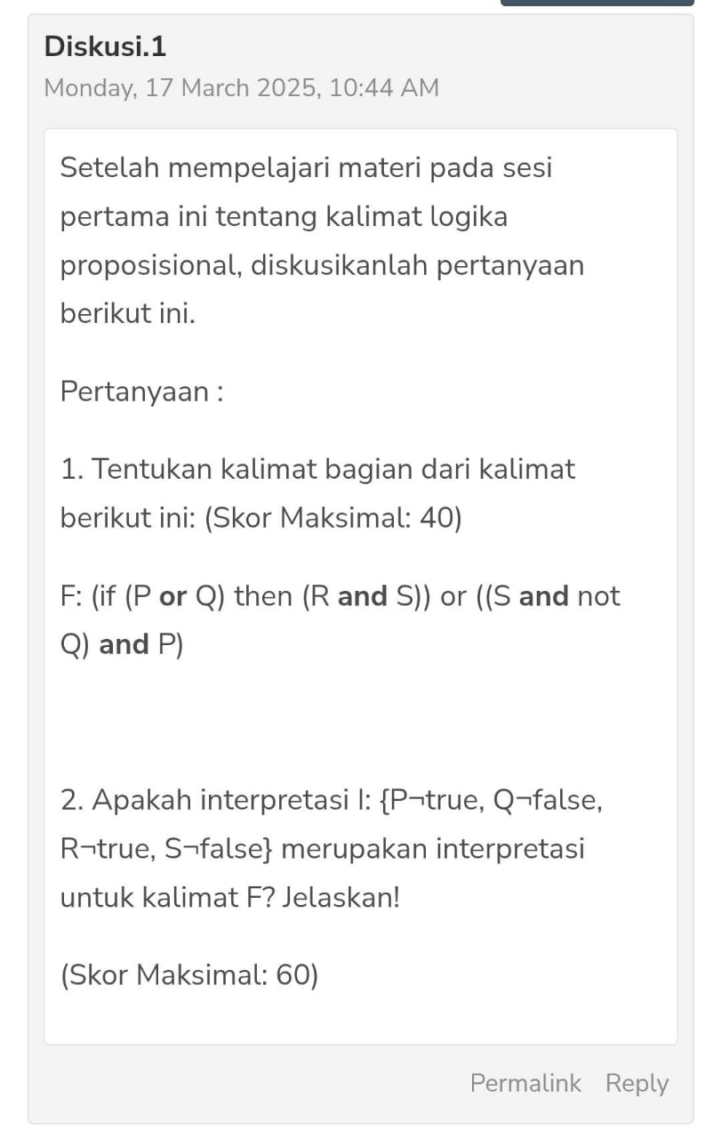 1. Tentukan kalimat bagian dari kalimat | StudyX