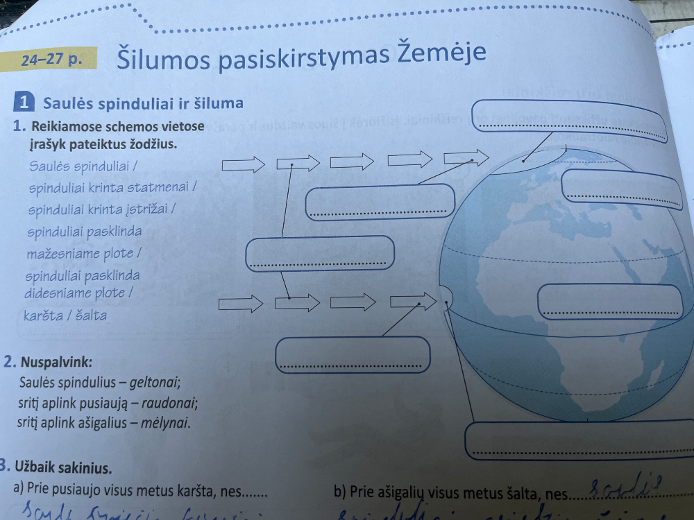 1. Reikiamose schemos vietose įrašyk | StudyX