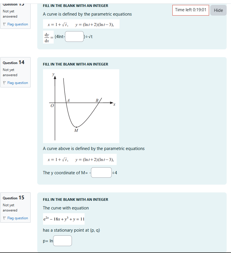 Question 13 FILL IN THE BLANK WITH AN | StudyX