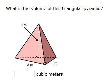 What is the volume of this triangular | StudyX