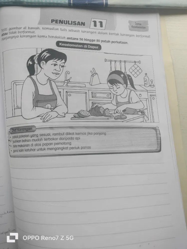 Teliti gambar di bawah. Kemudian tulis | StudyX