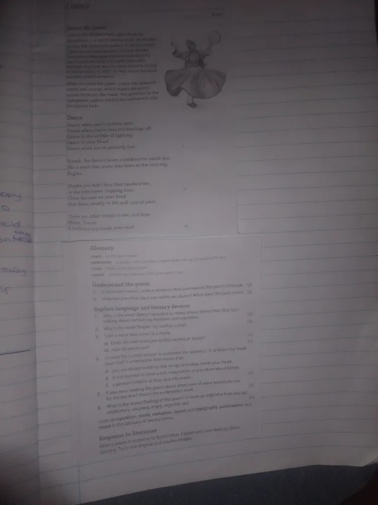 1. In your own words, write a sentence that | StudyX