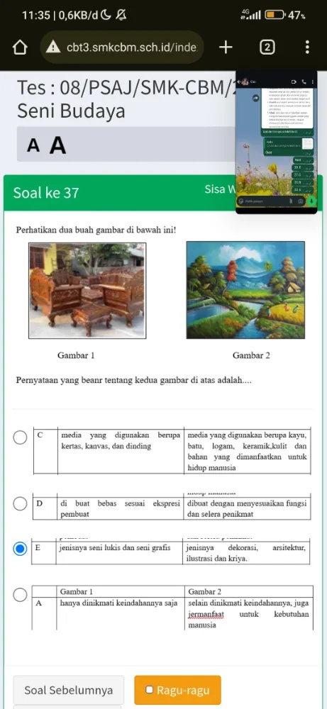 Perhatikan dua buah gambar di bawah ini! | StudyX