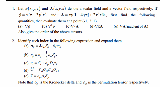 1. Let $ (x, y, z)$ and $ {A}(x, y, z)$ | StudyX