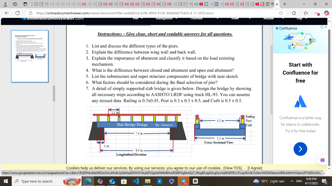 Instructions: - Give clear, short and | StudyX