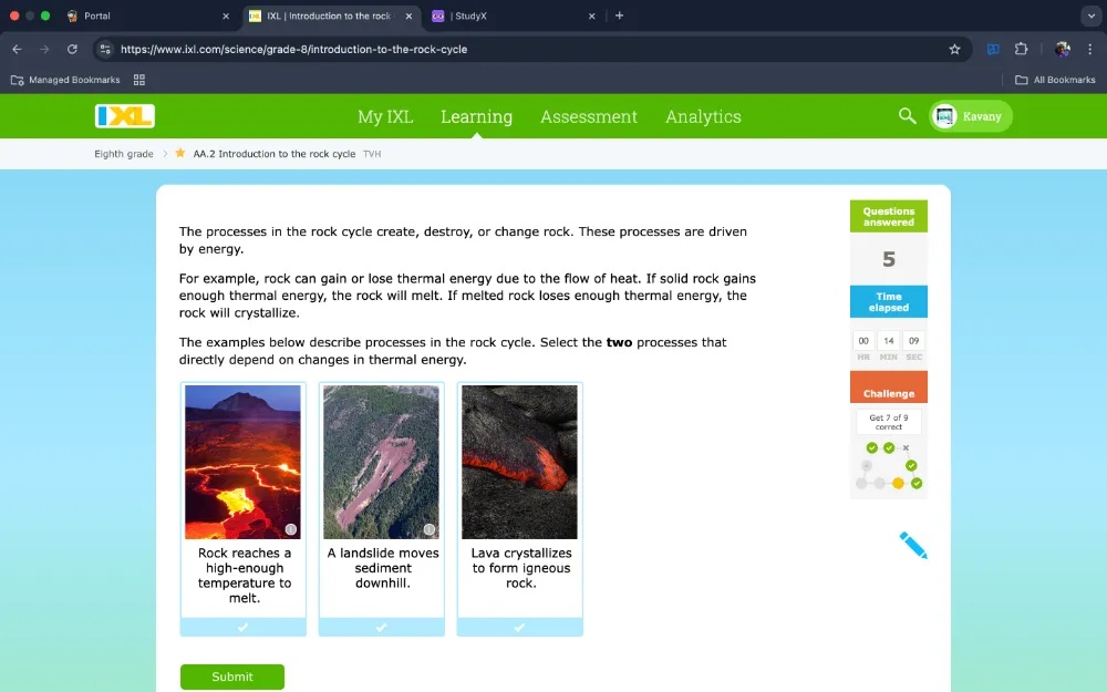 The processes in the rock cycle create, | StudyX