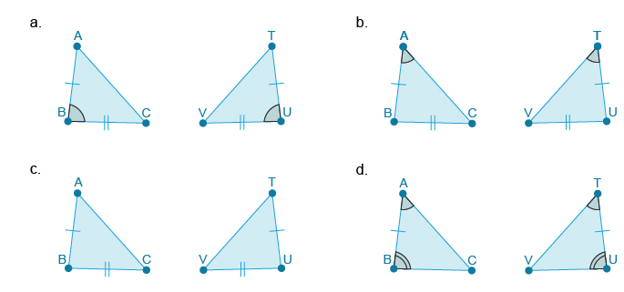 Which of the following pairs of triangles | StudyX