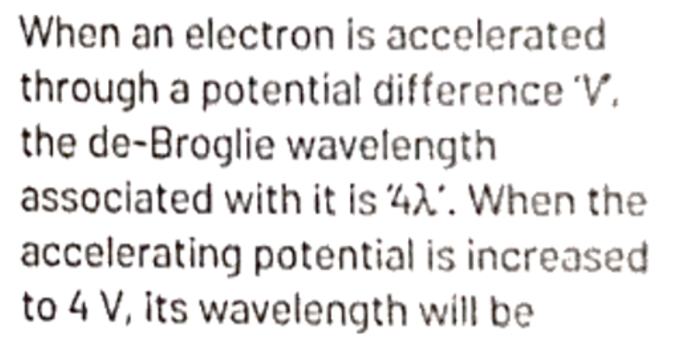 When an electron is accelerated through a | StudyX