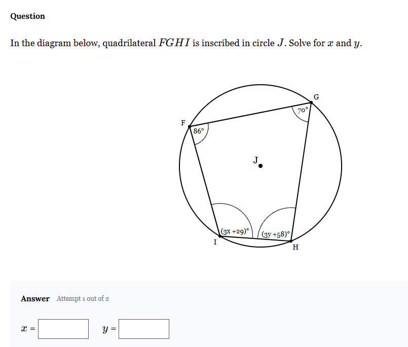 In the diagram below, quadrilateral $FGHI$ | StudyX