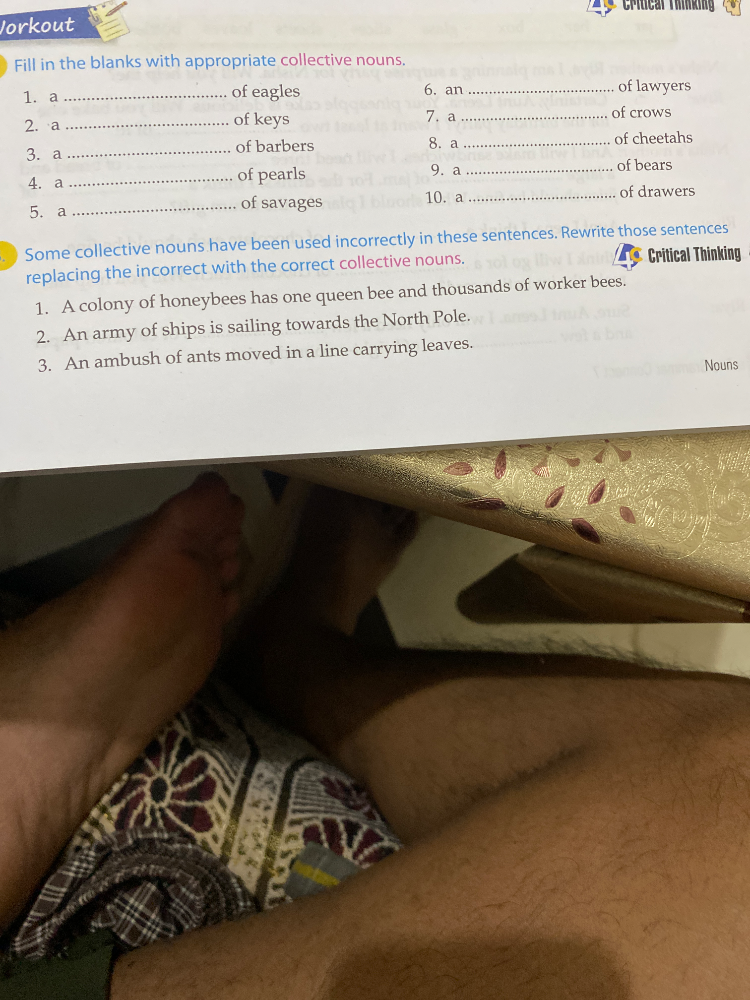 Fill in the blanks with appropriate | StudyX