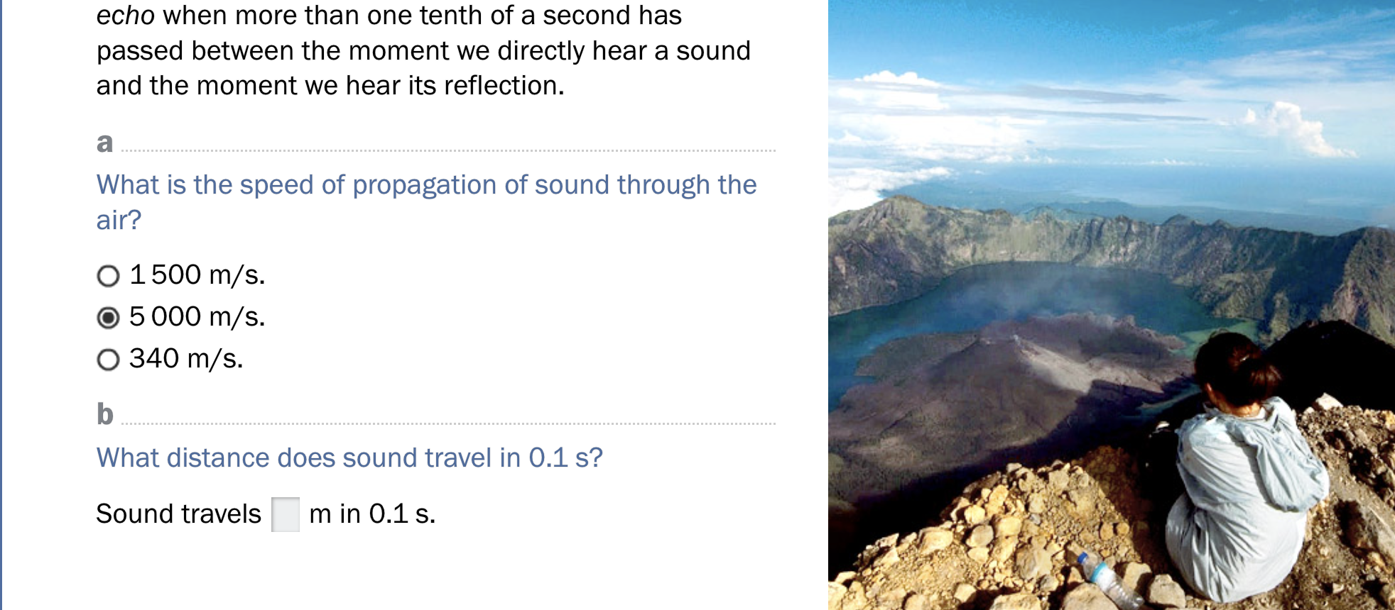 What is the speed of propagation of sound | StudyX