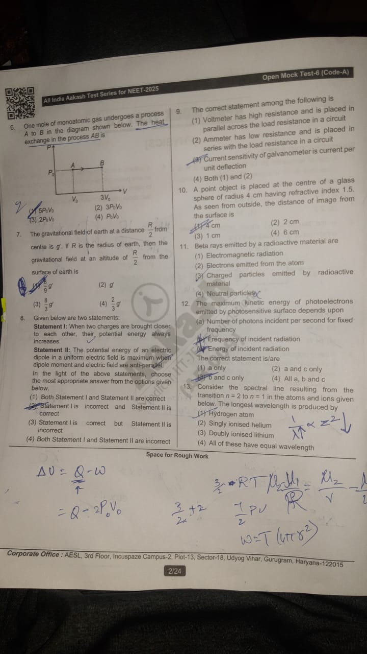 8. Given below are two statements: | StudyX