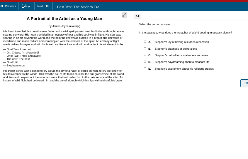 In the passage, what does the metaphor of a | StudyX