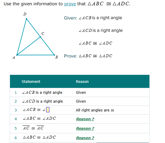 Use the given information to prove that $ | StudyX