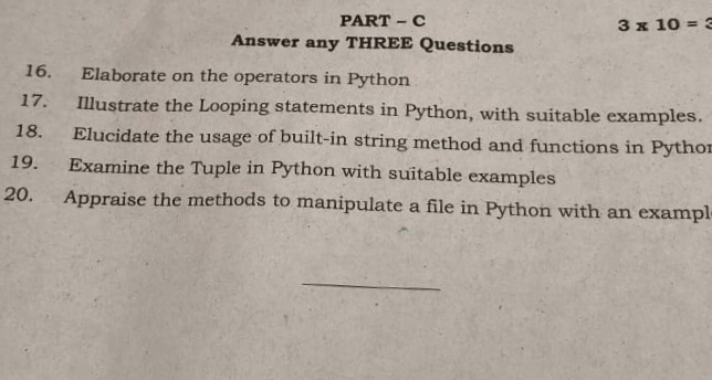 16. Elaborate on the operators in Python | StudyX