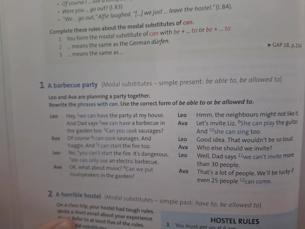Complete these rules about the modal | StudyX