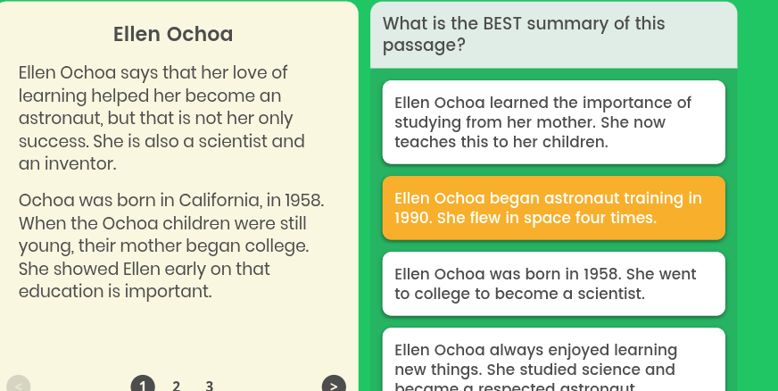 What is the BEST summary of this passage? | StudyX